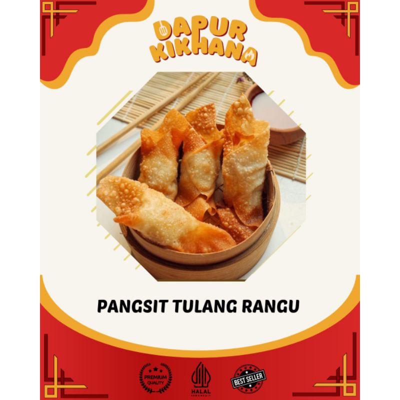 Jual Pangsit Tulang Rangu Ayam Frozen Food by Dapur Kikhana | Shopee ...