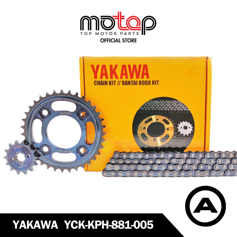 Jual Yakawa Gearset KPH - Paket Rantai dan Gir Motor Honda Supra X 125 ...
