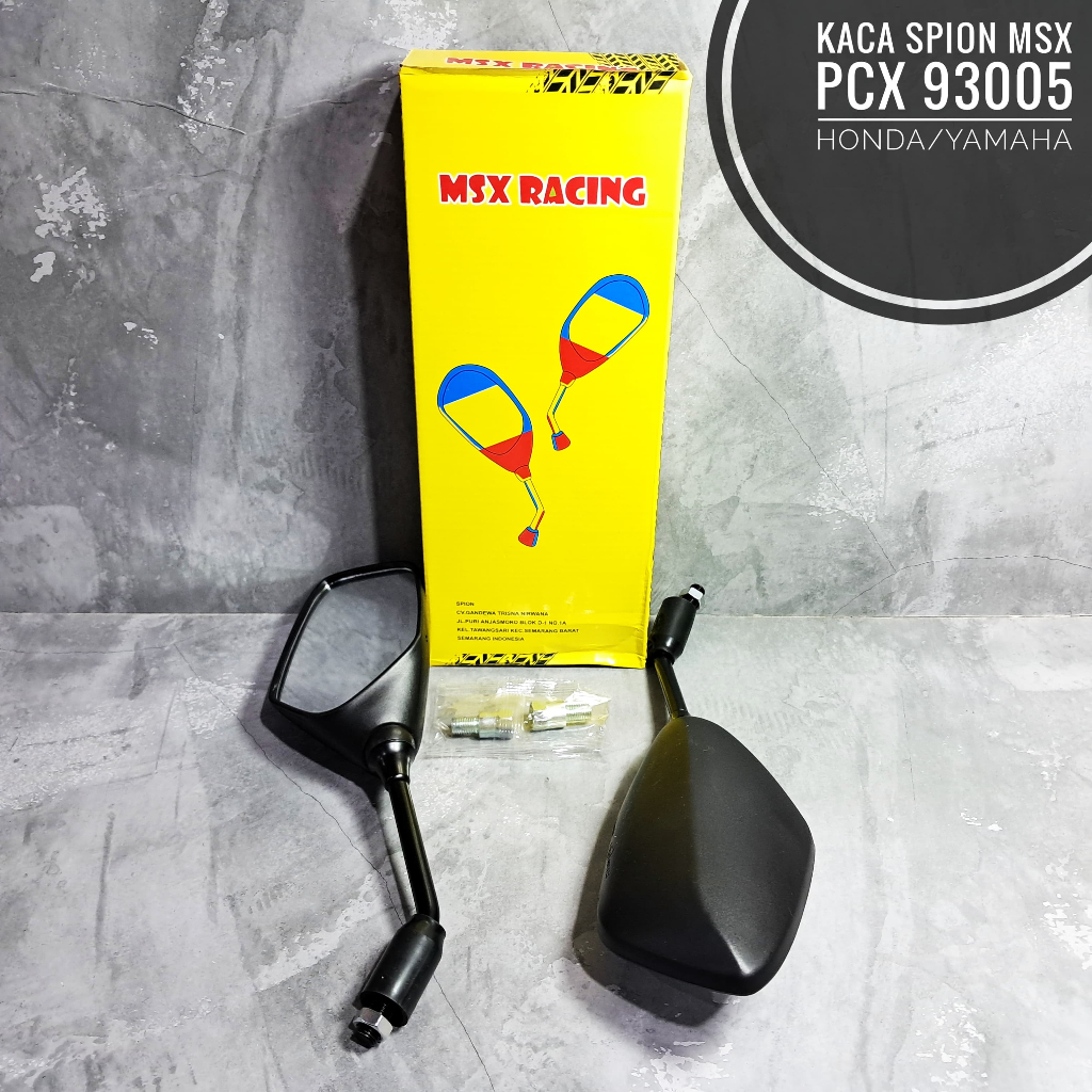 Jual Kaca spion Model PCX Msx 9300-5 ada baut sambungan | Shopee Indonesia