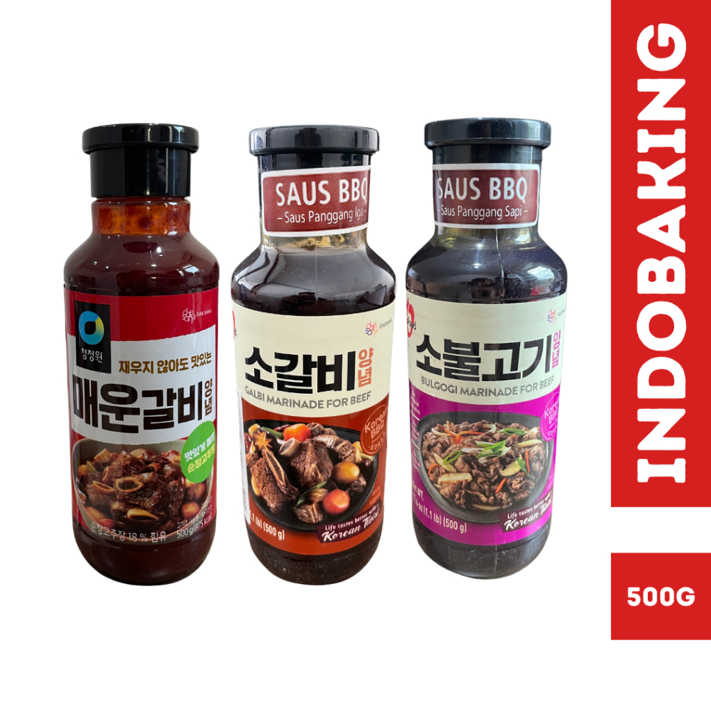 Jual Daesang Chung Jung One Korean Beef Galbi Bulgogi Spicy Marinade Sauce / Saus Marinasi ...