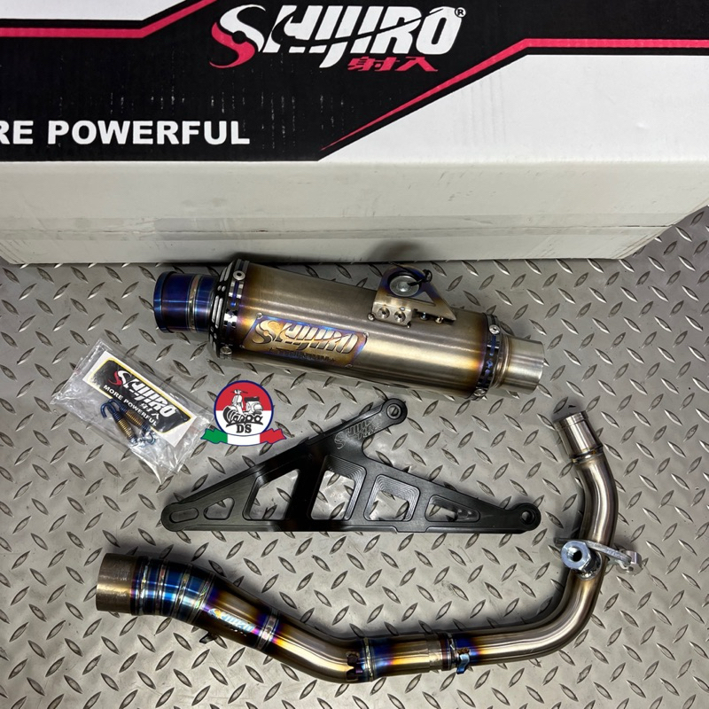 Jual Knalpot Shijiro M3 Long Titanium Vespa Sprint Primavera S LX LXV ...