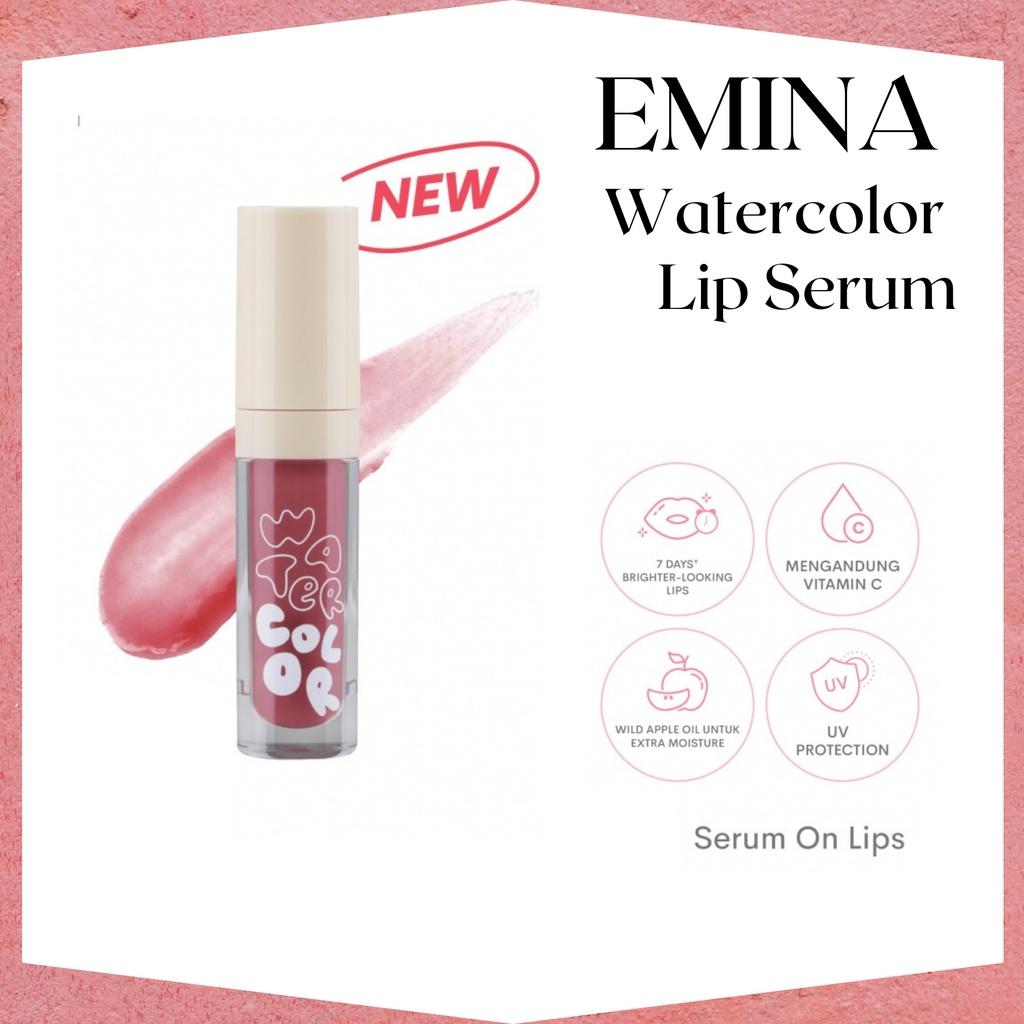 Jual Emina Watercolor Lip Serum 2g / Serum Bibir | Shopee Indonesia