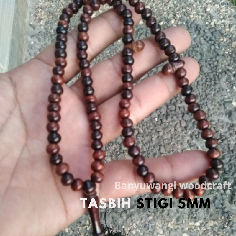 Jual Tasbih Setigi 7mm Tasbih Kayu Stigi Asli Tasbeh 99 Tasbih isi 99 ...