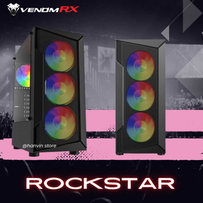 Jual Casing VenomRX ROCKSTAR (Casing Gaming Ekonomis) | Shopee Indonesia
