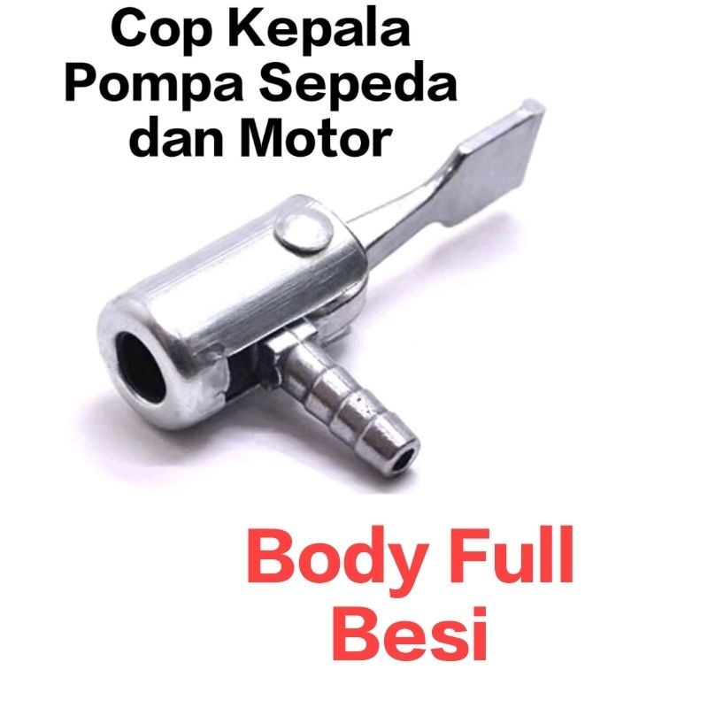 Jual Cop Kepala Pompa Ban Angin Sepeda Motor Full Besi | Shopee Indonesia
