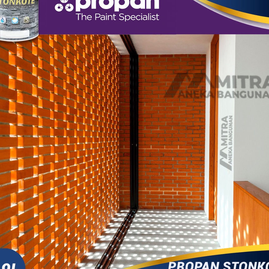 Jual HJ6 PROPAN STONKOTE CAT BATA MERAH COATING BATU ALAM CAT PELINDUNG ...