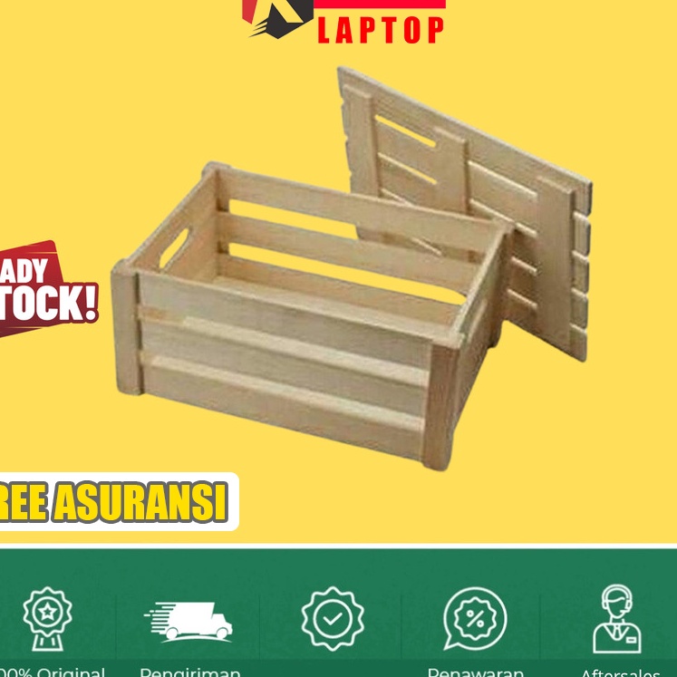 Jual murah ASURANSI PACKING KAYU LAPTOP JNE JT CARGO SICEPAT | Shopee ...
