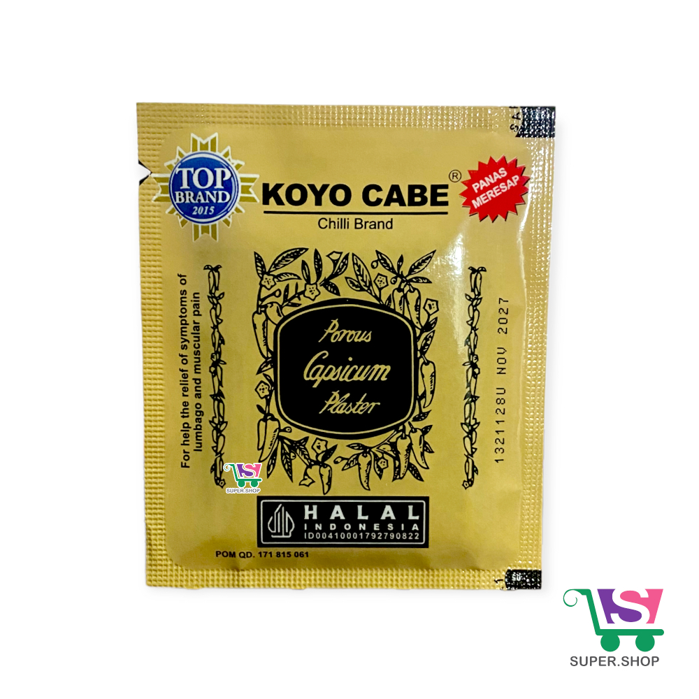 Jual Koyo Cabe Chilli Brand Plester Pereda Nyeri (isi 10 lembar ...