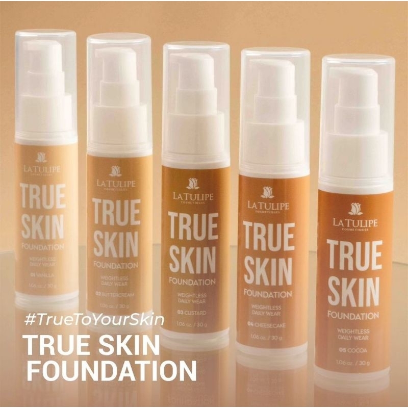 Jual La Tulipe True Skin Foundation | Shopee Indonesia