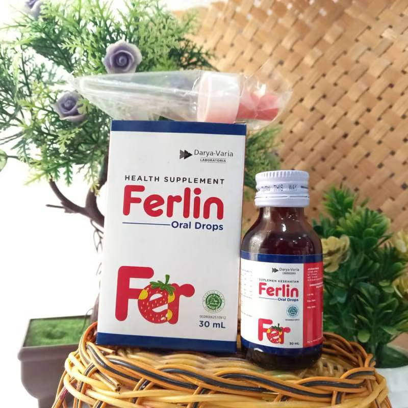 Jual Ferlin FERLIN Drops 30 ml. suplemen Tambah darah bayi | Shopee ...
