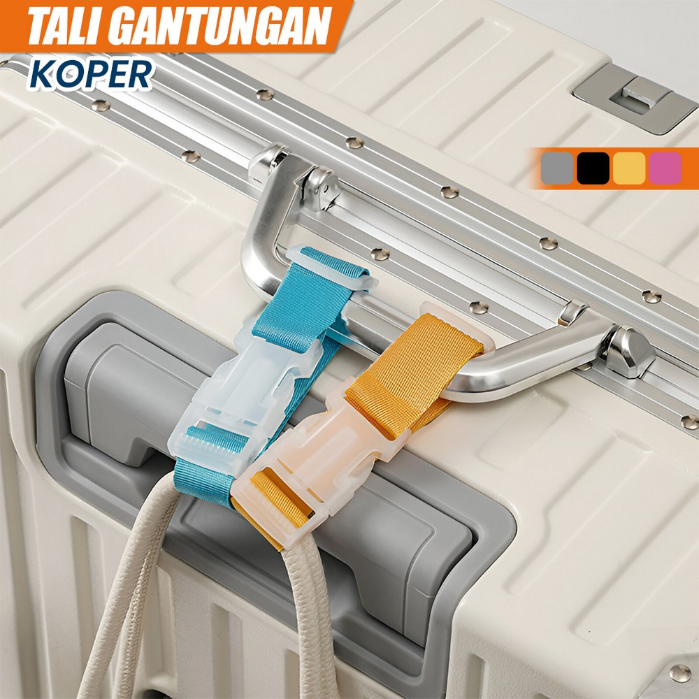 Jual Strap Gantungan Koper Adjustable Travel Set Serbaguna / Tali ...