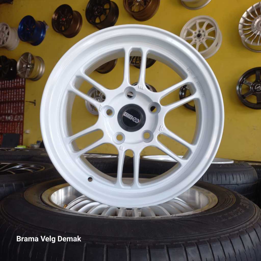 Jual 1 SET VELG BARU RPF PPREMA R15 H5x114 Lbr 6.5 ET 40 Wrn Putih ...