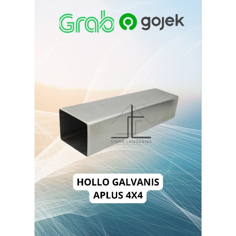 Jual Holo Galvanis 4x4 panjang 4m (0.5) APLUS - hollow besi / hollo ...