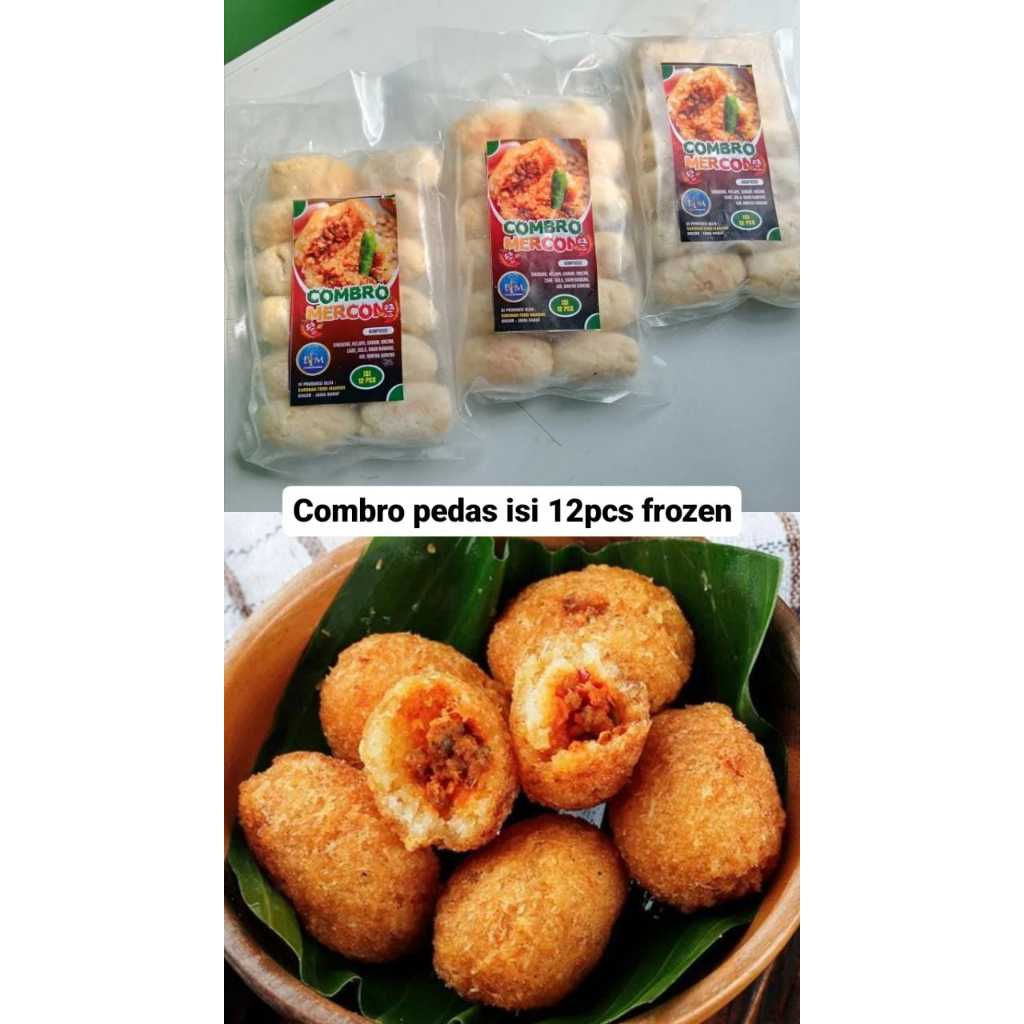 Jual Combro mentega mercon / combro pedas isi 12pcs frozen | Shopee ...