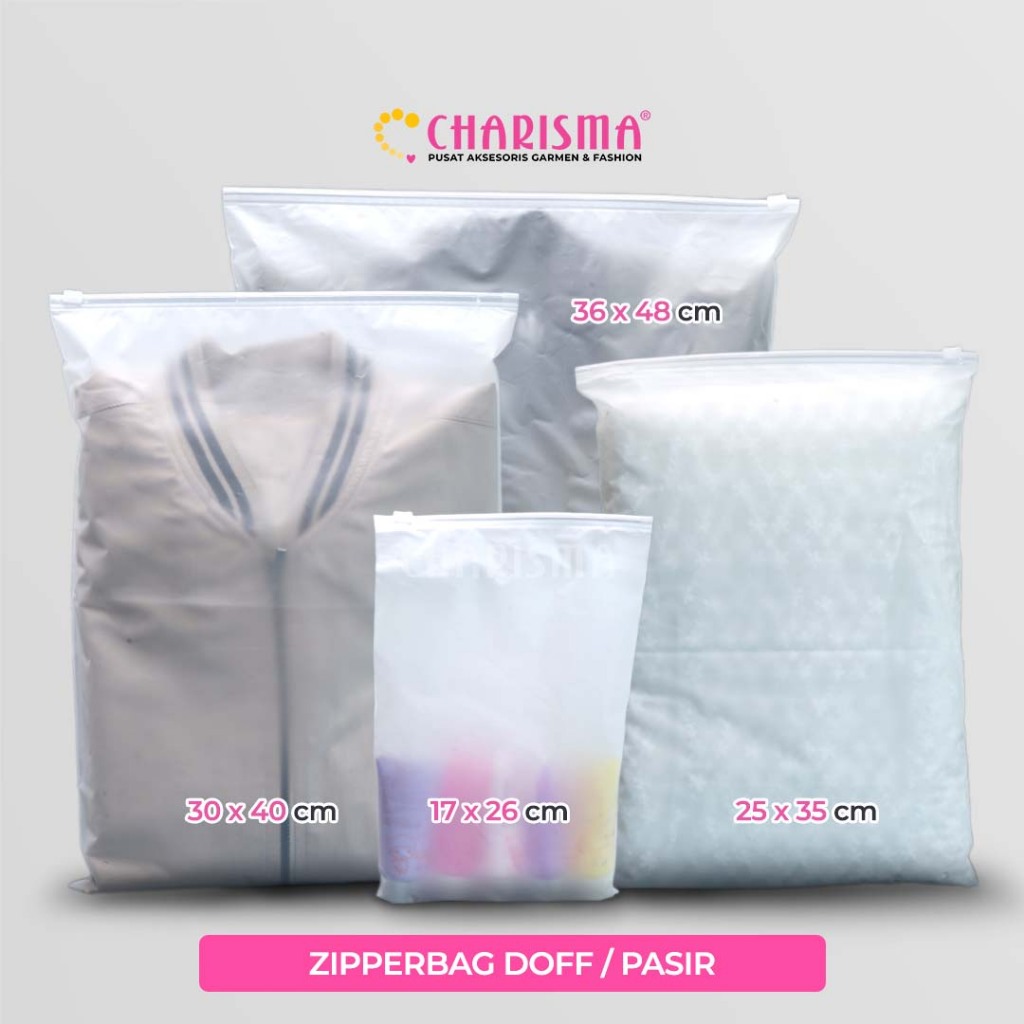 Jual Charisma Plastik Zipper Pouch Doff - Zipper Bag / Zipper Pouch ...