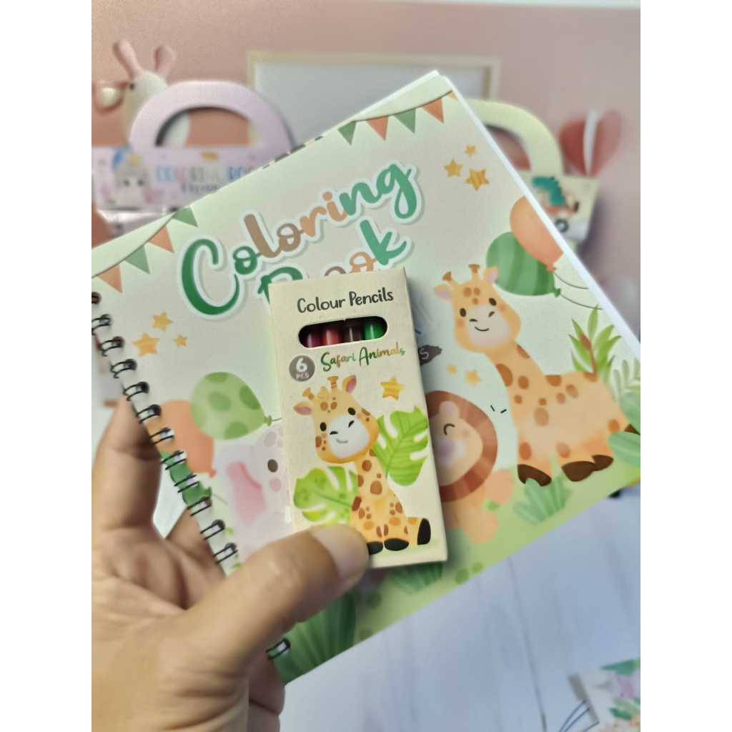 Jual Paket Buku Mewarnai satu set buku mewarnai SPIRALL plus pencil ...