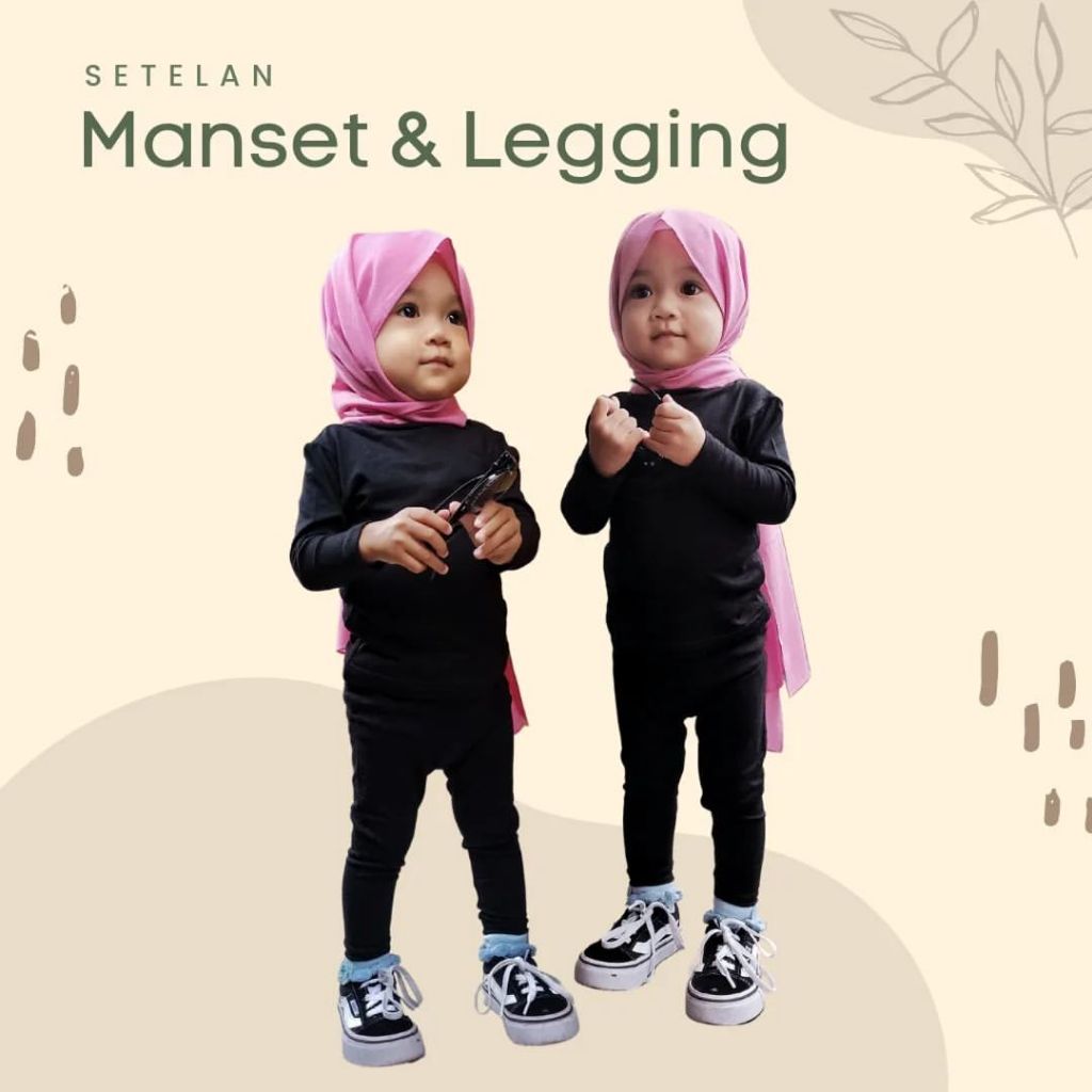 Jual Setelan Manset Dan Legging Anak Perempuan Satu Set Leging Anak Dan ...