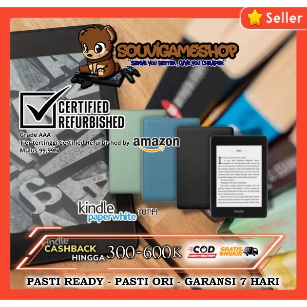 Jual PROMO! E-Reader E-INK Certified Refurbished Amazon Kindle Paperwhite 10th gen 2018 Internal ...
