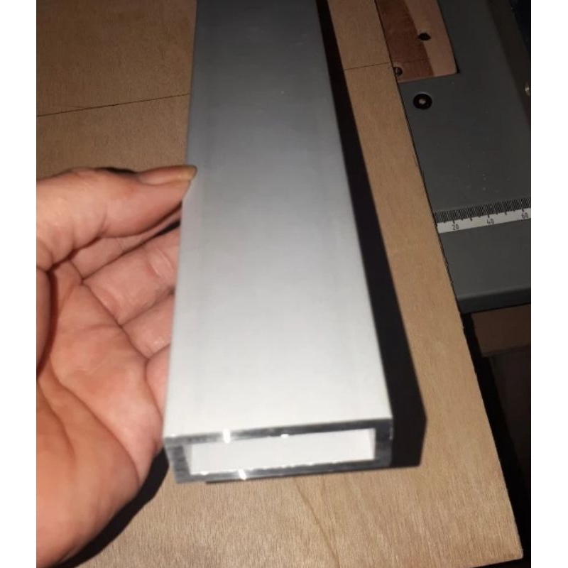 Jual Pipa kotak almunium 25mm X 50mm X 3mm X Panjang 500mm Square ...