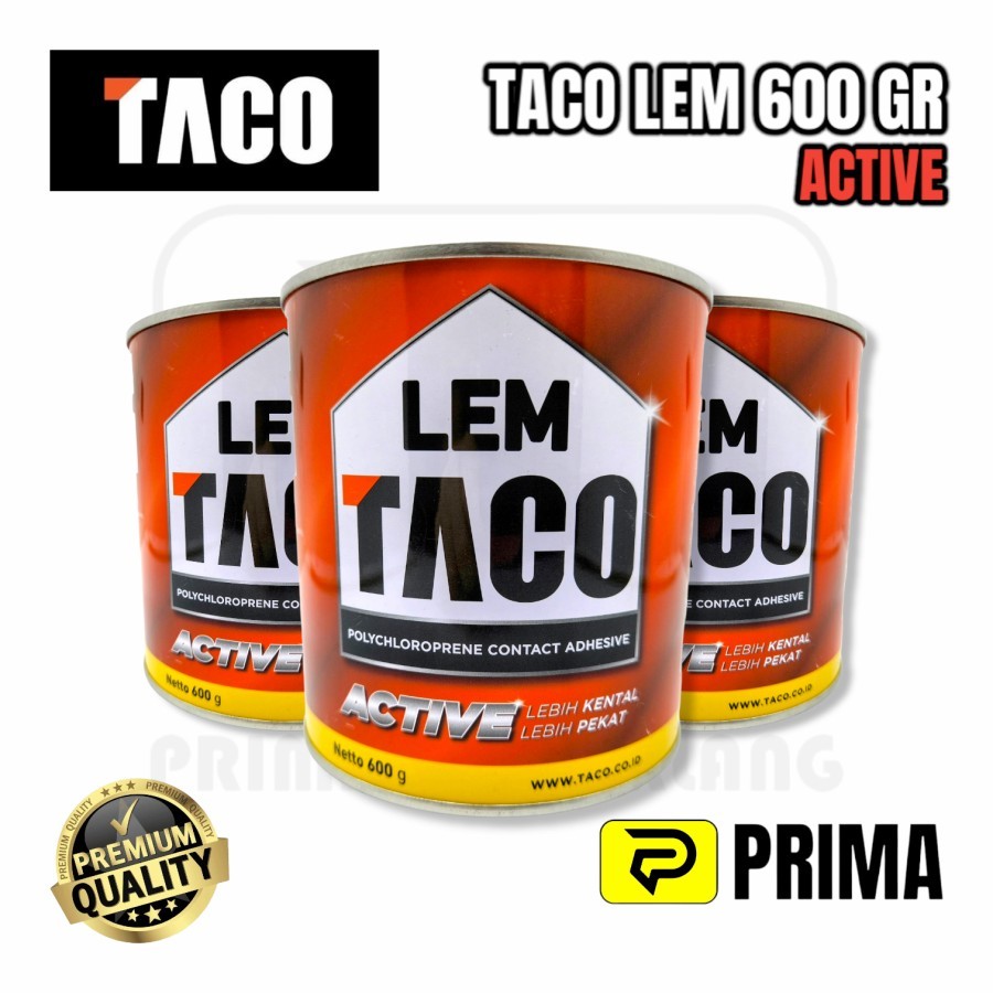 Jual TACO lem ACTIVE 600 GR Kaleng Merah | Shopee Indonesia