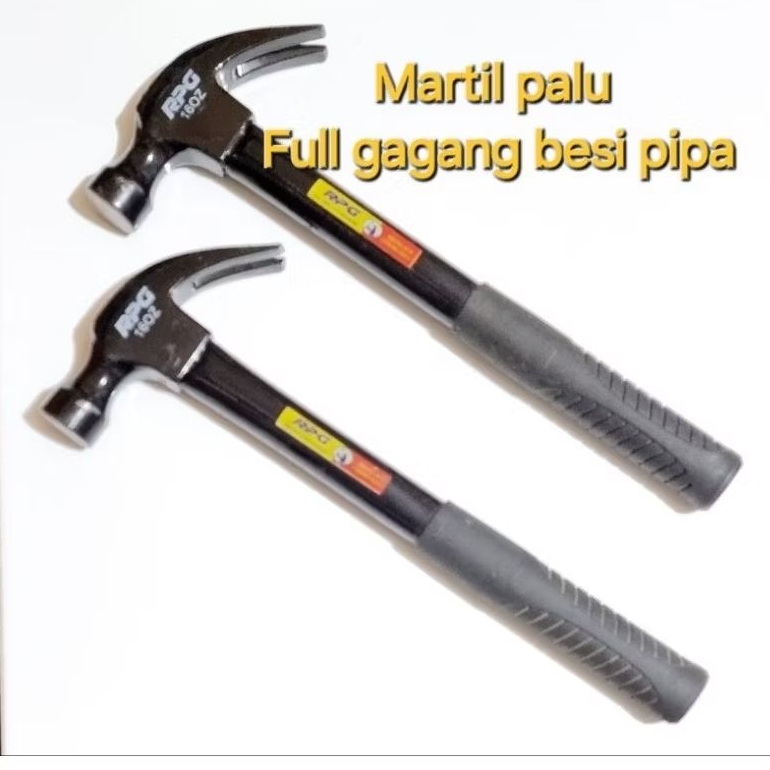 Jual Martil tukang palu kambing pukul besi cungkil paku RPG 16 Oz 500 ...