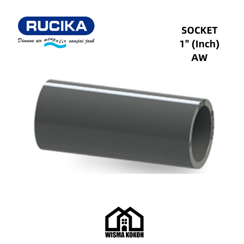 Jual RUCIKA SOK / SOCKET PVC 1" (Inch) AW | Shopee Indonesia