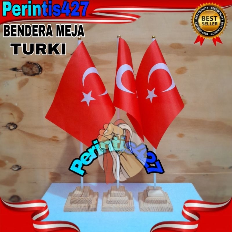 Jual BENDERA MEJA TURKI | Shopee Indonesia