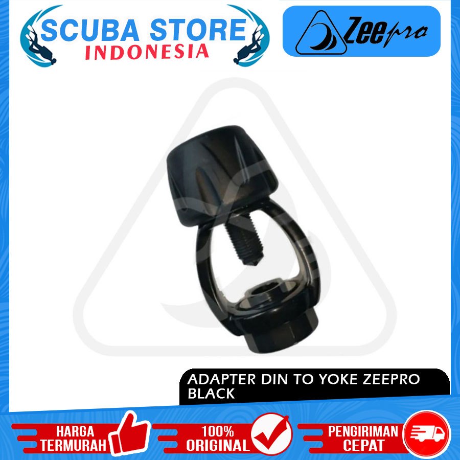 Jual Spare Part Adapter Din To Yoke Zeepro Black Connector Adaptor 1st ...