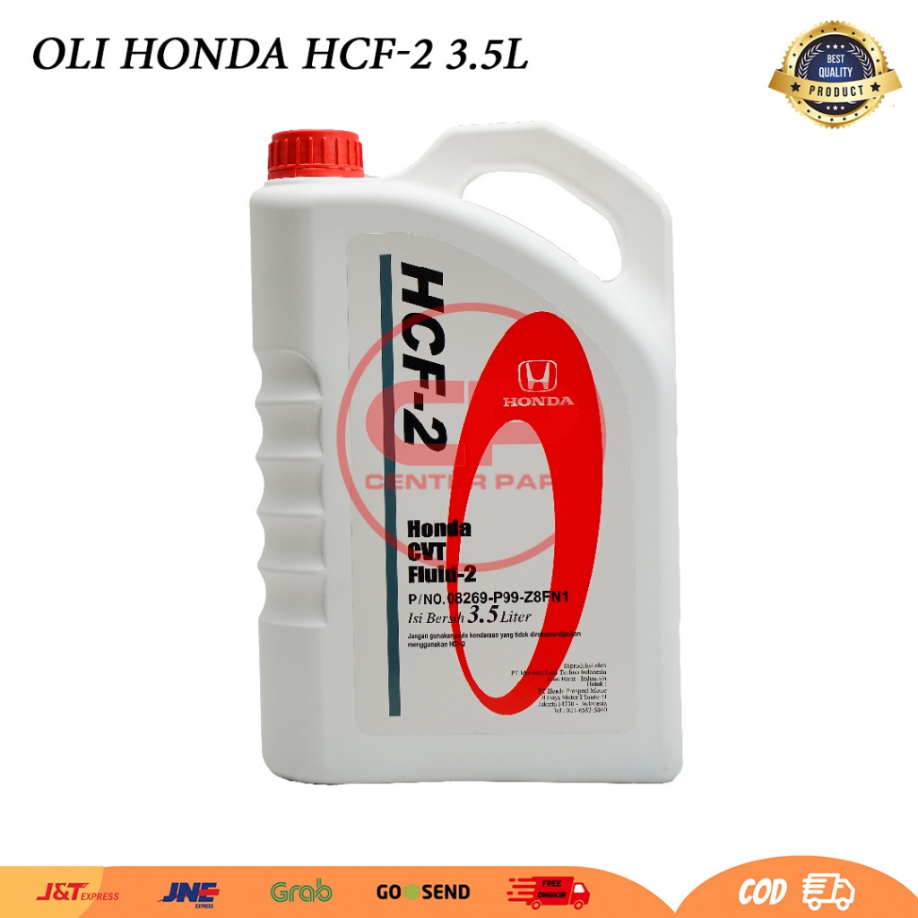 Jual oli oil honda transmisi cvt 2 HCF-2 honda cvt fluid 2 original 3.5 liter 0.8 liter | Shopee ...