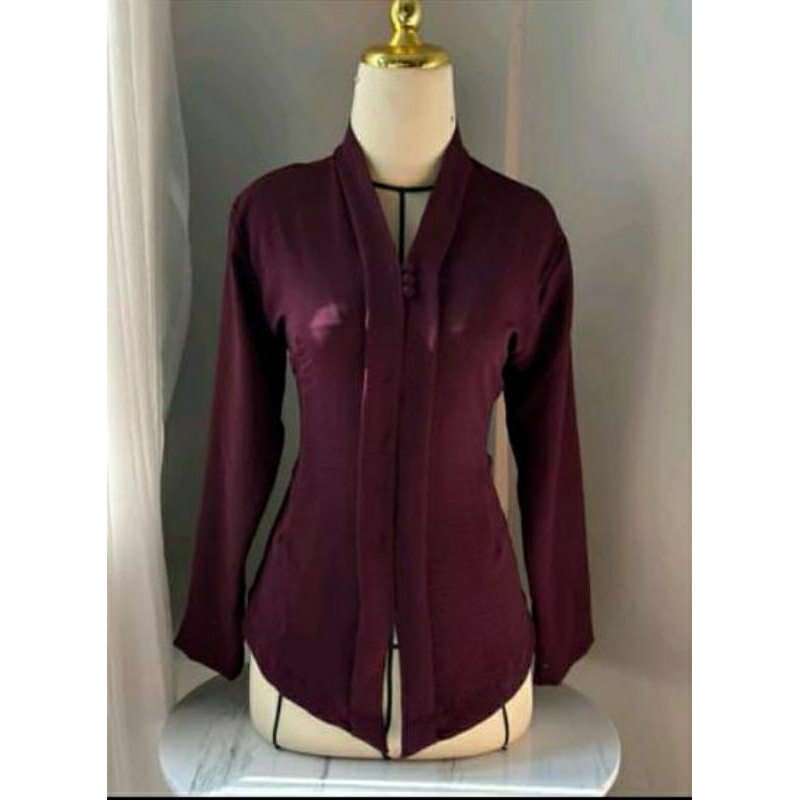 Jual kebaya kringkel airflow kancing bungkus model kartini tangan ...