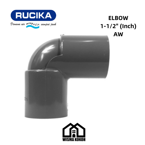 Jual RUCIKA KENI / ELBOW PVC 1-1/2" (Inch) AW | Shopee Indonesia