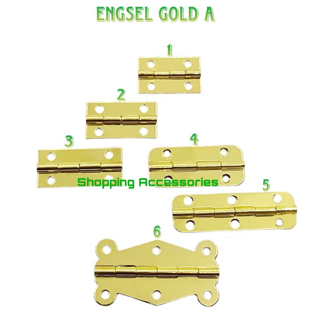 Jual Engsel Kecil GOLD A / Engsel Mini -1pcs | Shopee Indonesia
