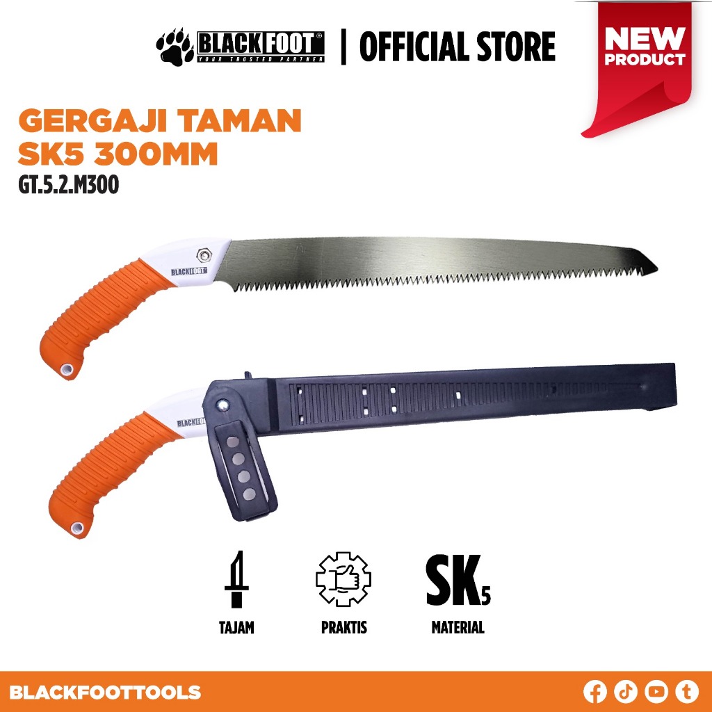 Jual Blackfoot Gergaji Kayu Pohon Taman Material SK5 300 MM | Shopee ...