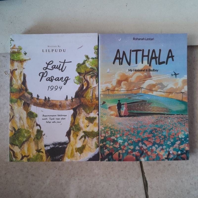 Jual PAKET ISI 2 NOVEL REMAJA WATTPAD / LAUT PASANG / ANTHALA / YASIN ...