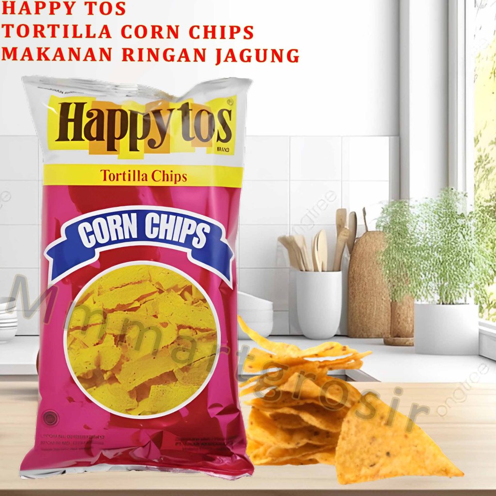 Jual Happy Toss / Makanan Ringan Rasa Original / Tortilla Corn Chips ...