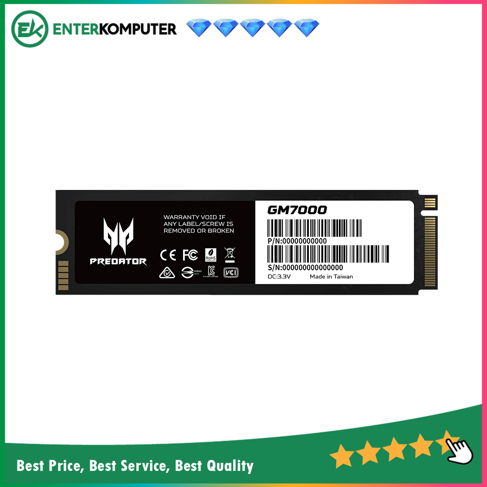 Jual Acer Predator GM7000 SSD 512GB M.2 2280 NVMe PCIe Gen4 x4 / SSD 512GB | Shopee Indonesia