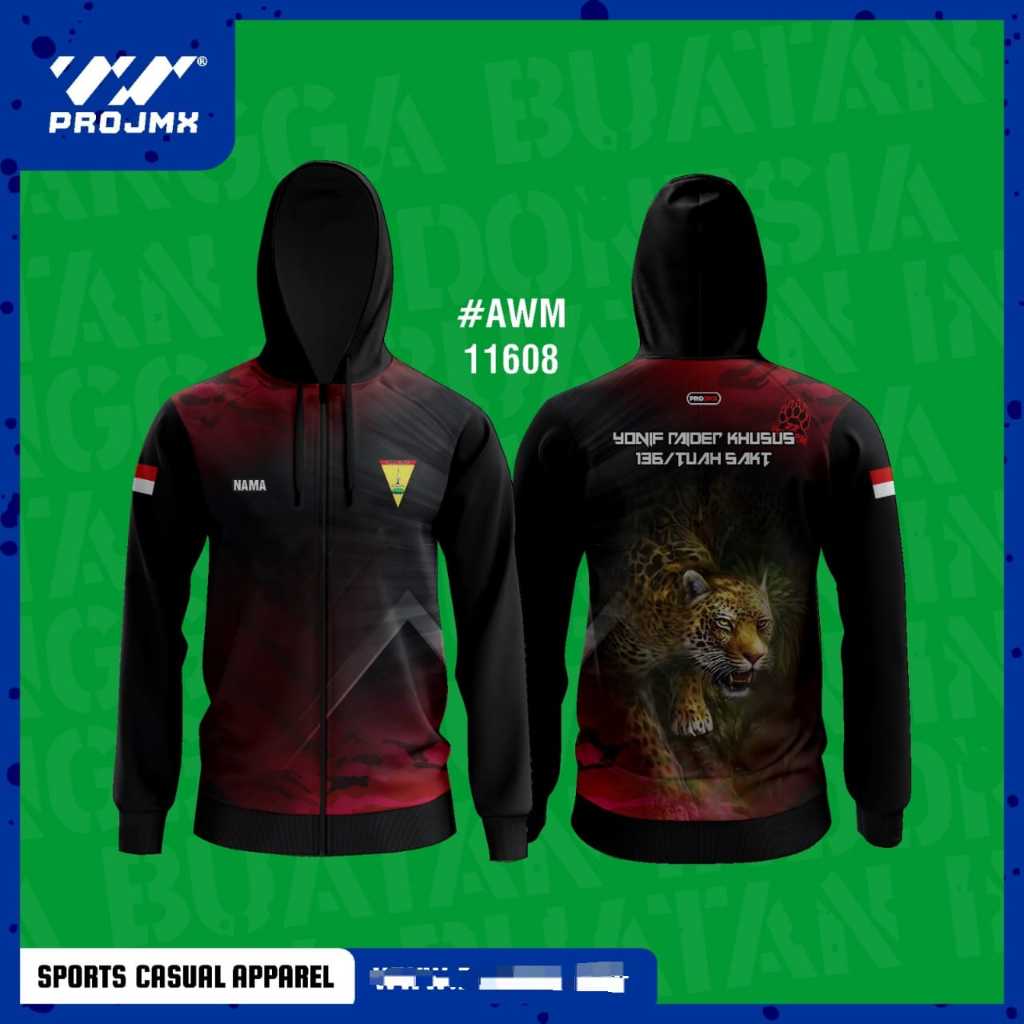 Jual PROJMX - JAKET MILITER YONIF RAIDER TUAH SAKTI ( Bisa Custom ...