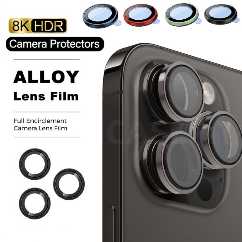 Jual 1pc Metal Camera Lens Protector For iPhone 11 15 14 13 12 Pro Max ...