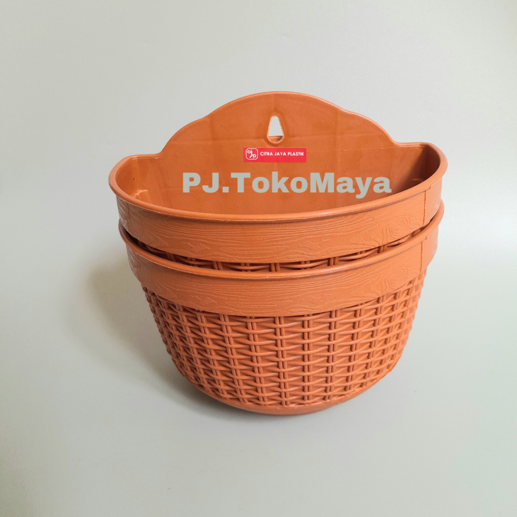 Jual Pot Dinding Tempel Anyam Nara CJP 18 & 20 / Pot Nara 18 & 20 ...