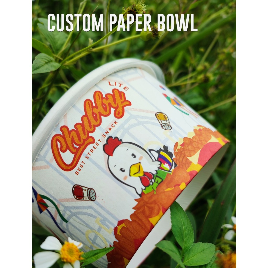 Jual CUSTOM MANGKOK KERTAS / SABLON PAPERBOWL / SABLON RICE BOWL 300ML ...