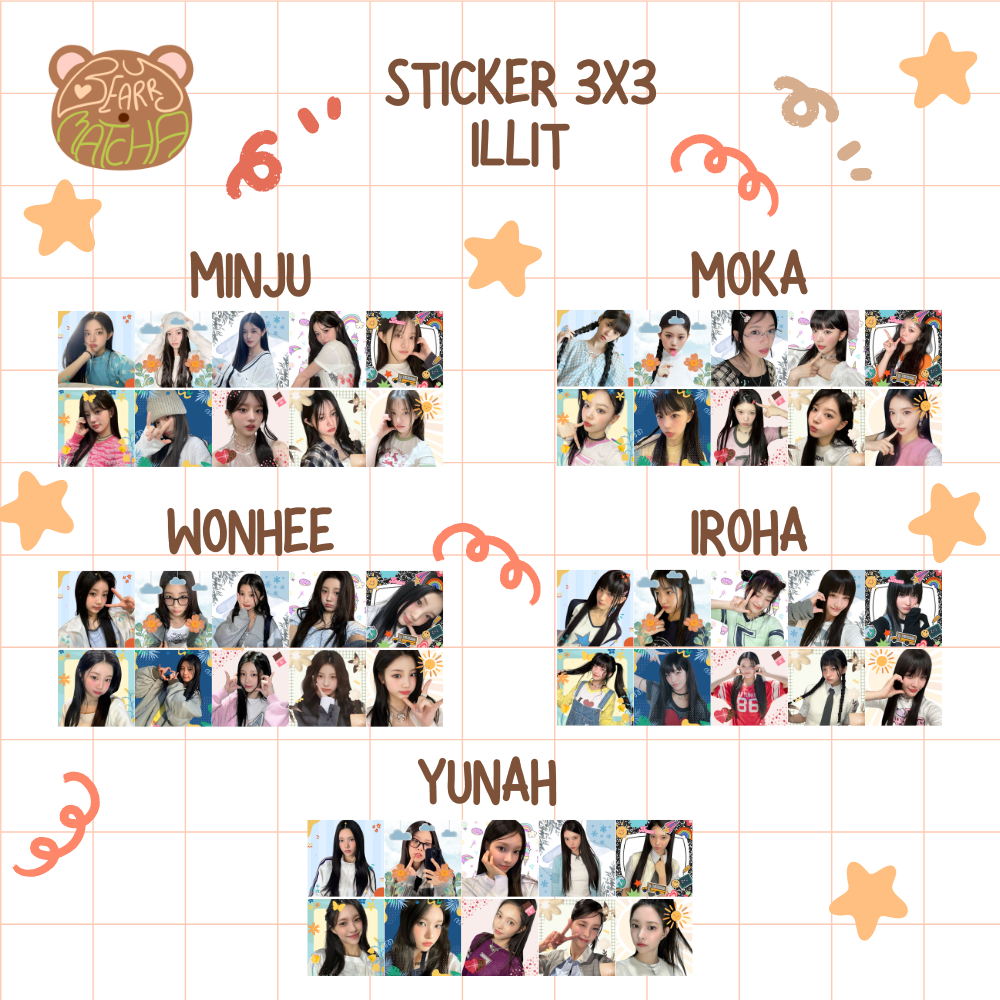 Jual [READY STOCK] isi 50 pcs sticker ILLIT | Shopee Indonesia