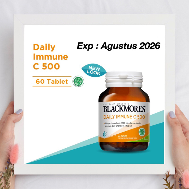 Jual Blackmores Daily Immune C 500 60's - Membantu Jaga Daya Tahan Tubuh | Shopee Indonesia