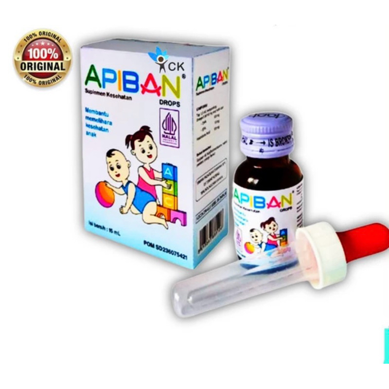 Jual Apiban drop 15 ml ( vitamin tumbuh kembang kesehatan bayi anak ...