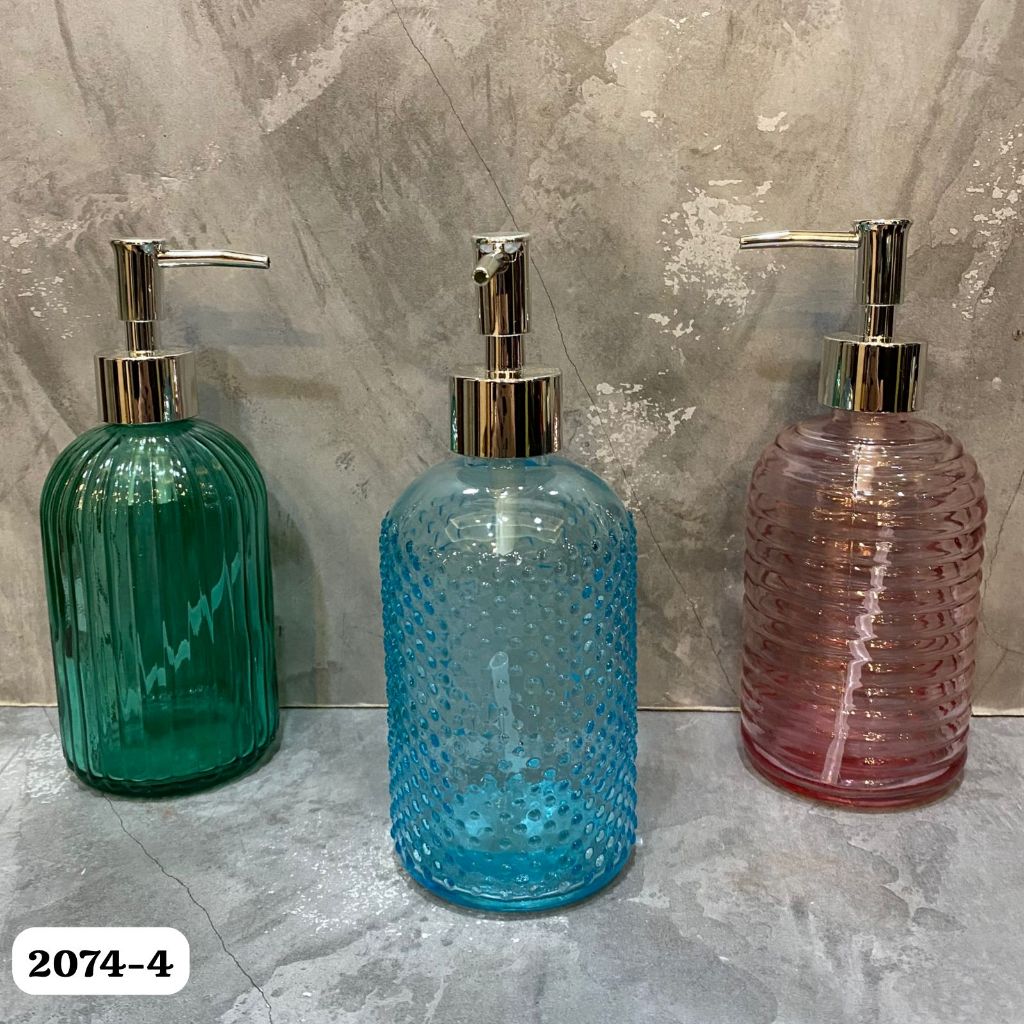 Jual TJ-751 Tempat Botol kaca Shampo Sabun Pump 450ml | Shopee Indonesia