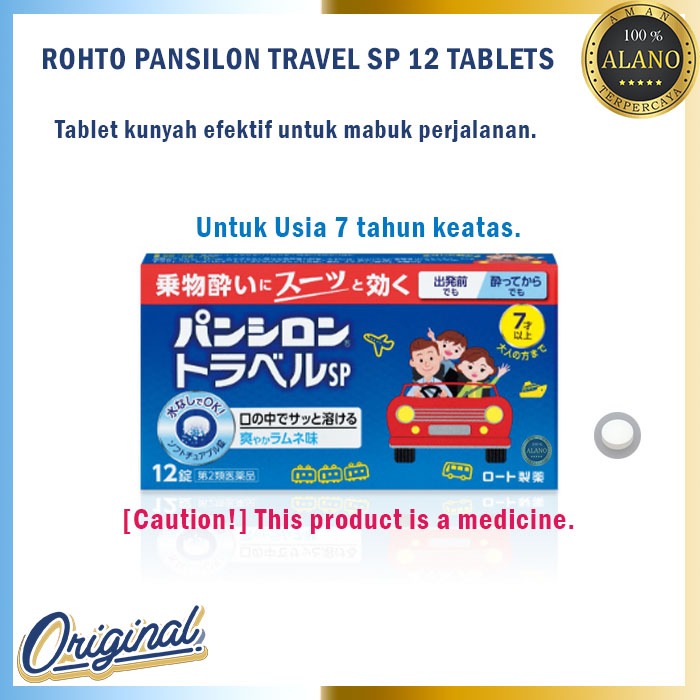 Jual Rohto Pansilon Travel SP Original Japan | Shopee Indonesia