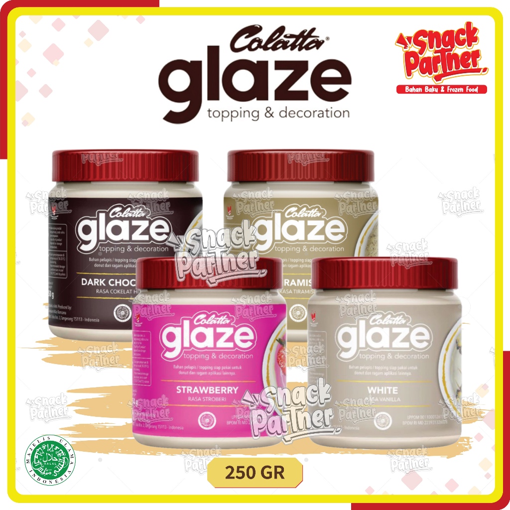 Jual COLATTA GLAZE 250 GR / Toples - Topping Decoration Dekorasi Selai ...