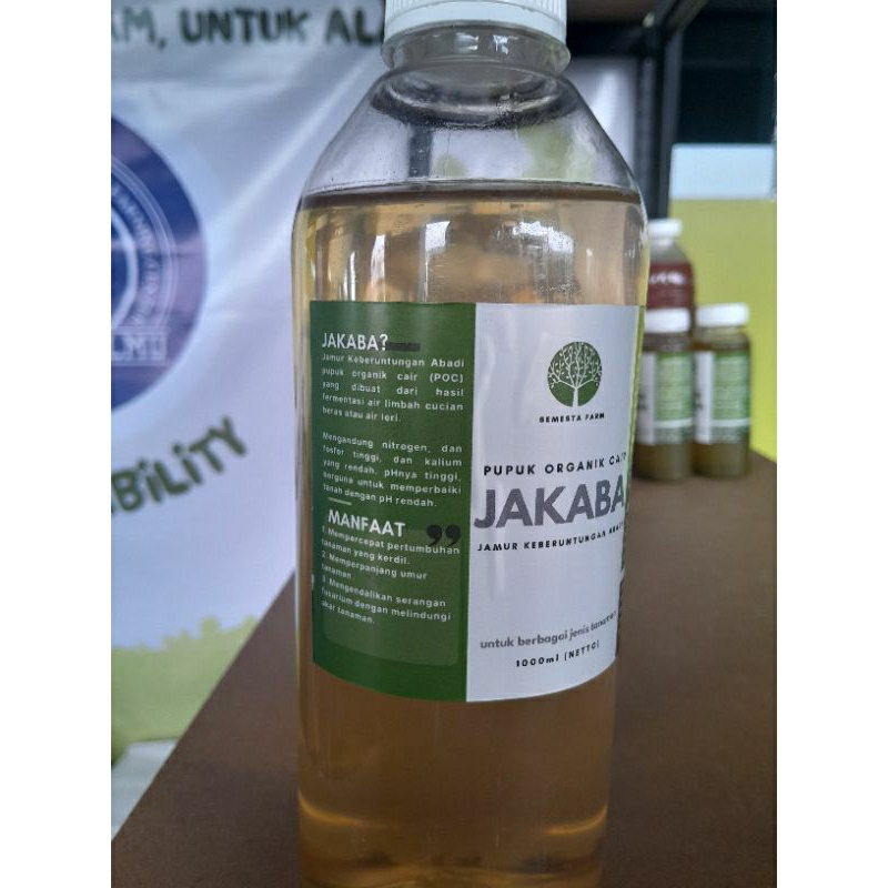 Jual Pupuk organik cair 1L / Jamur Keberuntungan Abadi / full air jakaba / Terbuat dari ...