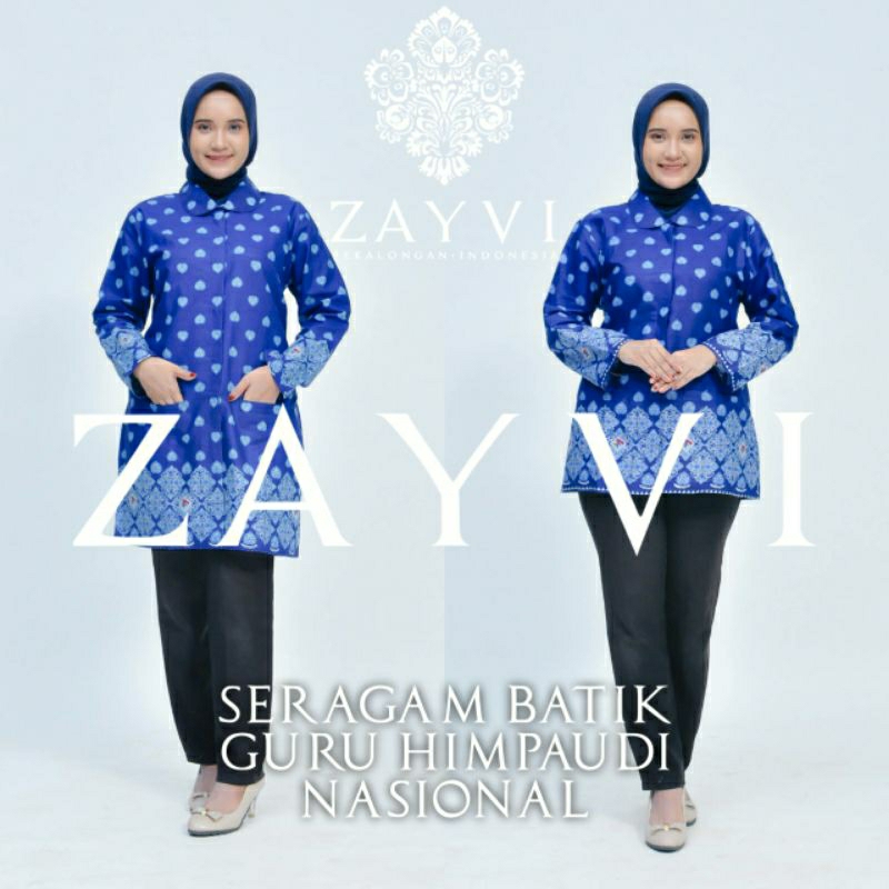 Jual BAJU BATIK HIMPAUDI GURU FURING DAN NON FURING HIMPAUDI KAIN BATIK ...