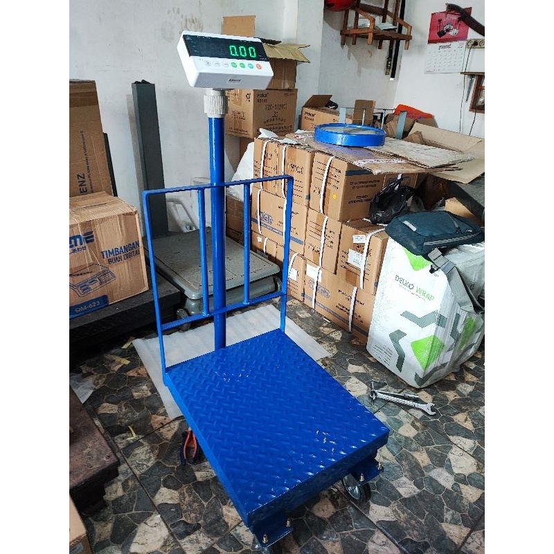 Jual Timbangan duduk digital merk Alexa platform bordes ada roda kap ...