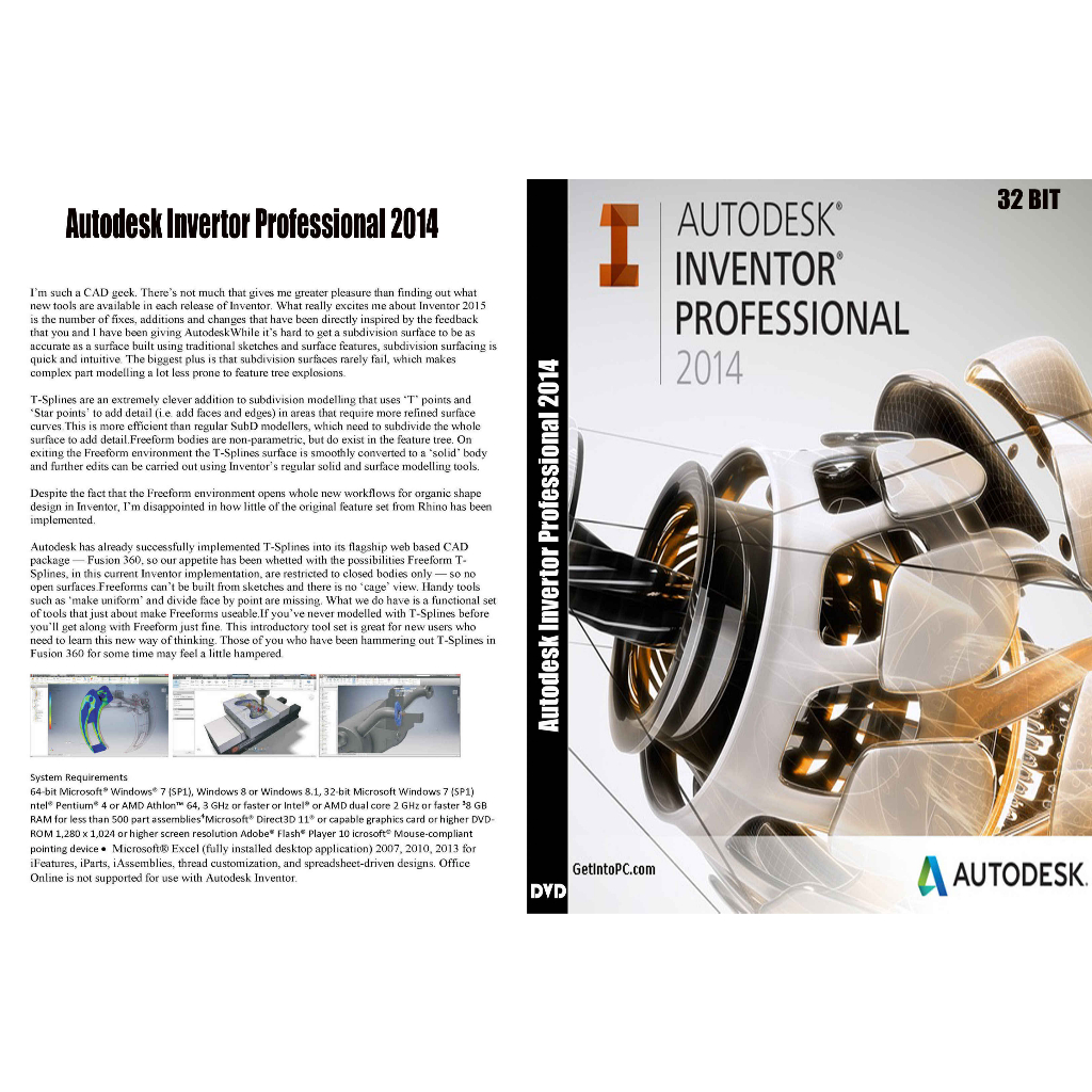 Jual AUTODESK INVENTOR 2014 32 BIT | Shopee Indonesia